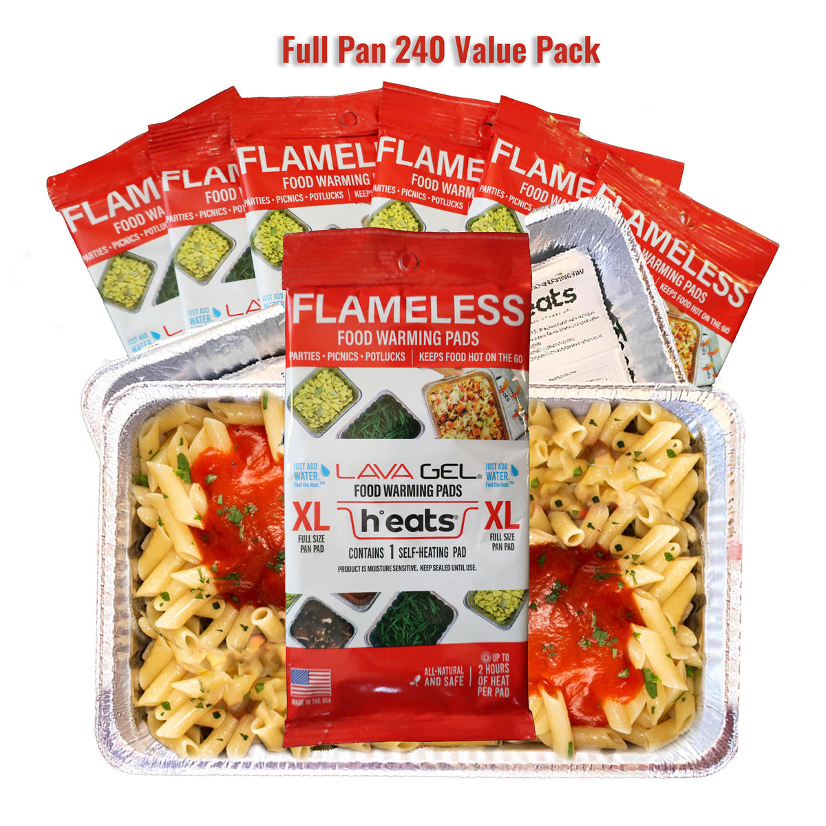 Full Pan Value Pack Case of 240 Units – H°eats