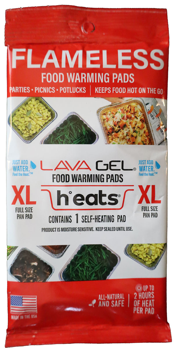 Full-pan self-heating food warming pads - 18 pack – H°eats